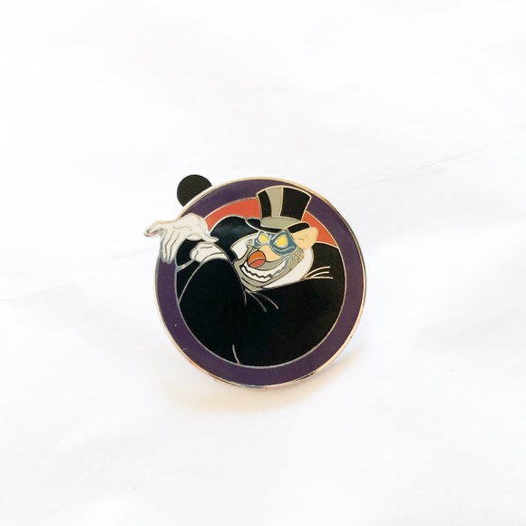 Disney | Accessories | Disney Good Vs Evil Ratigan Pin | Poshmark